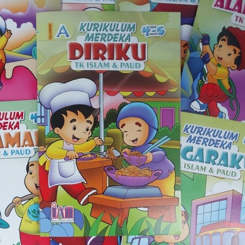 Jual Buku Paket Kurikulum Merdeka (ISLAM) - TK.A / TK.B FREE BUKU ...