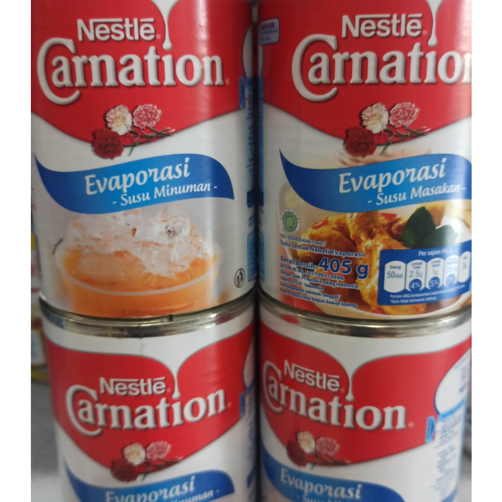 Jual Susu evaporasi carnation 405gram - CArnation evaporasi 405gr | Shopee Indonesia