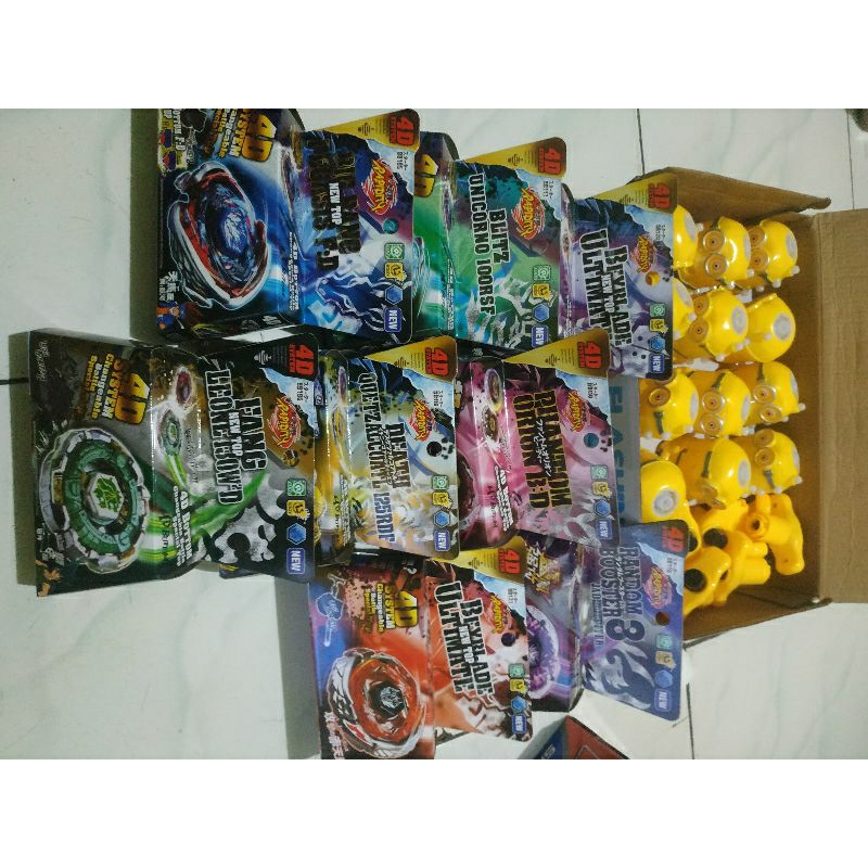 Jual MAINAN GASING BEYBLADE 4D SYSTEM RANDOM BB105,BB106,BB116,BB121 ...