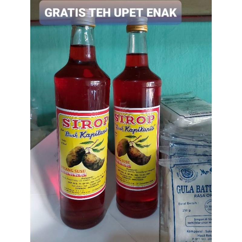 Jual SIRUP RASA PISANG SUSU EXP PANJANG DES 2026 OLEH OLEH KHAS CIREBON ...