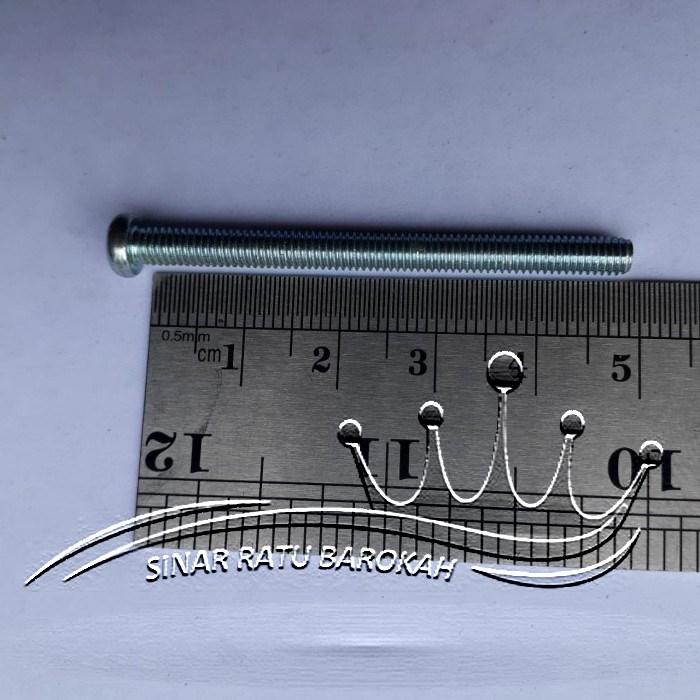 Jual BAUT OBENG PLUS JP M4X50 PANJANG 5CM 5 CM M4 X 50 BAUD 4X50 4 X 50 ...