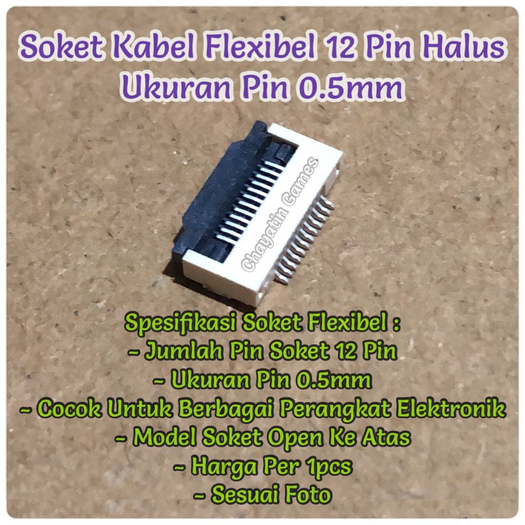 Jual Soket Kabel Flexibel 12 Pin Halus | Shopee Indonesia