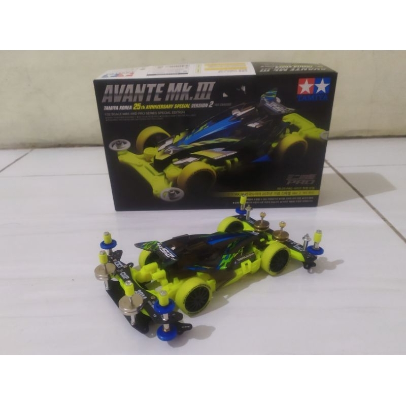 Jual tamiya mini 4wd AVANTE MK III KOREA 25th anniversary spesial version 2 | Shopee Indonesia