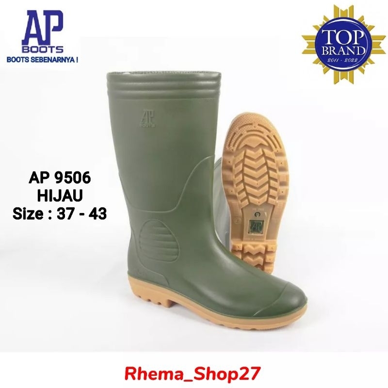 Jual AP BOOTS 9506 HIJAU #TERBARU Sepatu Boots AP 9506 | Boots AP ...