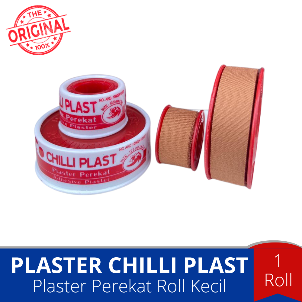 Jual Plaster Roll Kecil Perekat Kain Kasa Kebutuhan Medis Penutup Luka ...