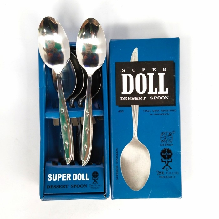 Jual Sendok Makan Doll 1 Lusin - Sendok Dessert - Dessert Spoon - Super ...