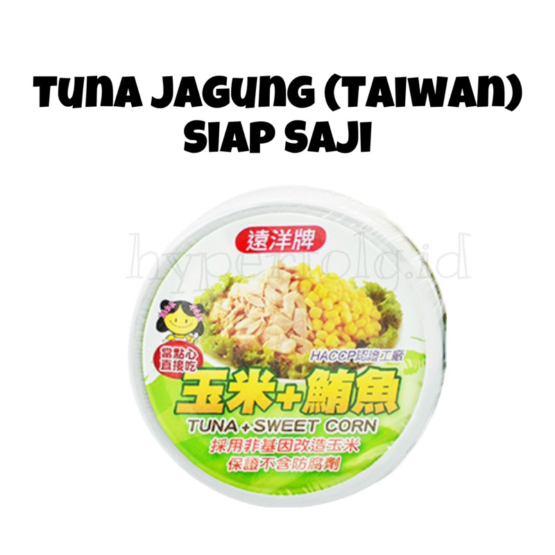 Jual Tuna Jagung Kaleng Siap Saji - Taiwan Snack Siap Makan Ready to ...