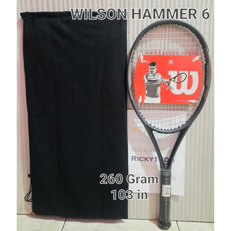 Jual RAKET TENIS WILSON H6 - WILSON HAMMER 6 - VERSION 1.0 - ORIGINAL ...