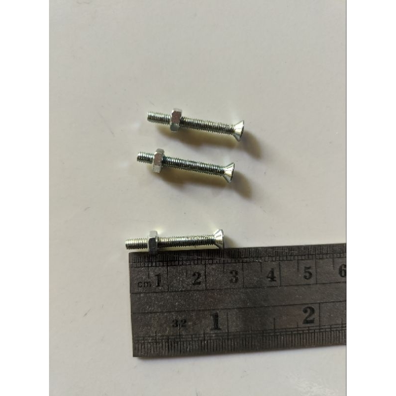 Jual baut+mur m3 panjang 2,5 cm per 1 set | Shopee Indonesia