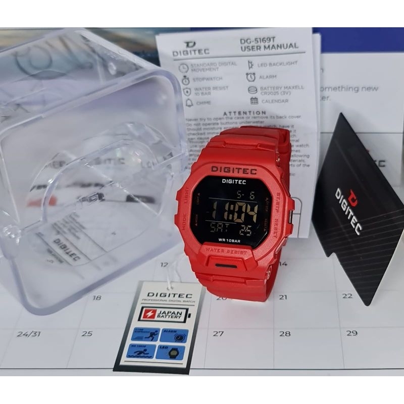 Jual ORIGINAL,,JAM TANGAN PRIA DIGITEC DG 5169 ( D 46mm) DG 5202 ( 42mm ...