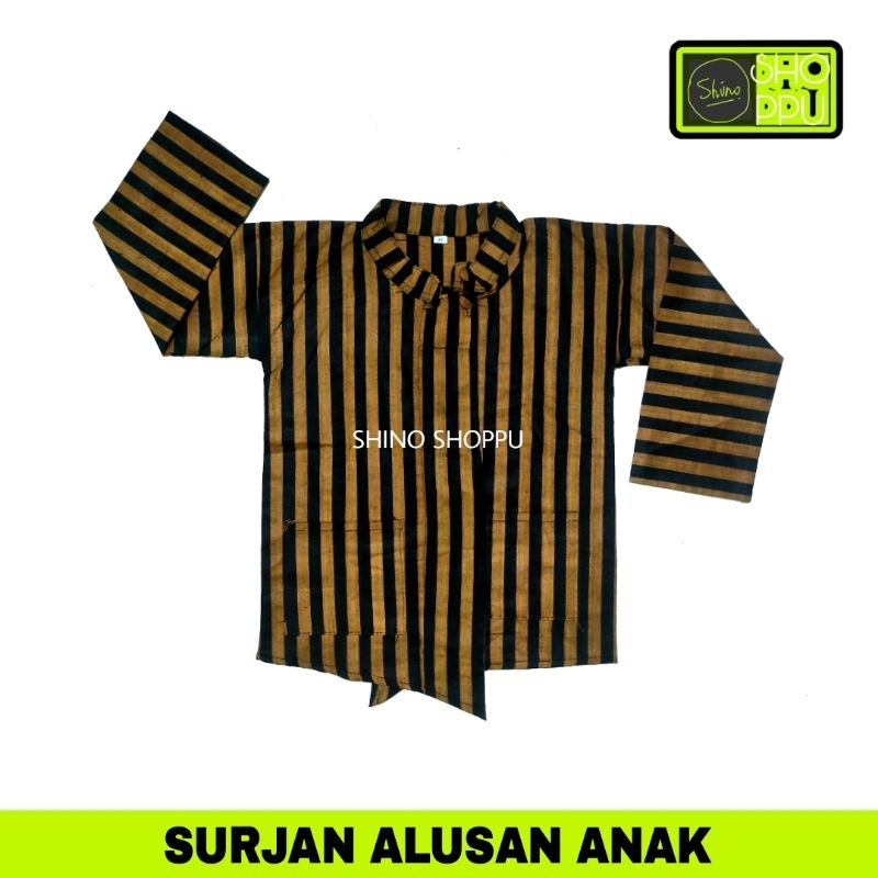 Jual Surjan Alusan Anak Bayi-TK SD/ Kebaya Surjan Lurik Atasan ...