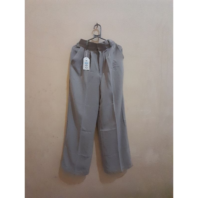 Jual SIVALI FACTORY - JUAL Celana Kulot Smoke Grey (Trousers Pants ...