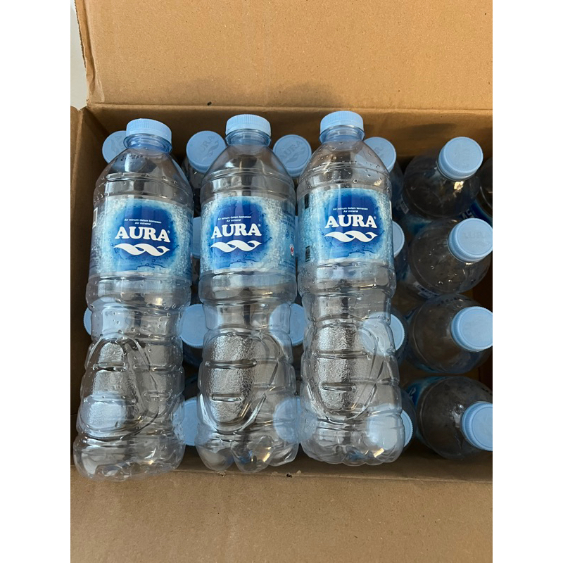 Jual botol bekas 600ml merk aura (pre order) | Shopee Indonesia