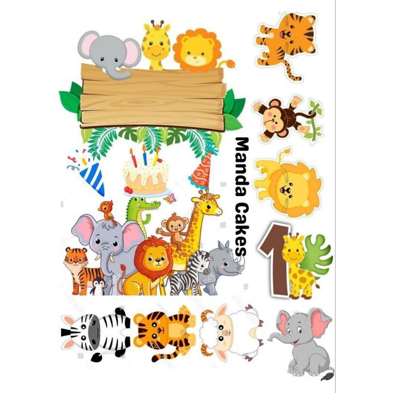 Jual TOPPER ANIMAL / SAFARI / TOPPER HEWAN / TOPPER ZOO | Shopee Indonesia