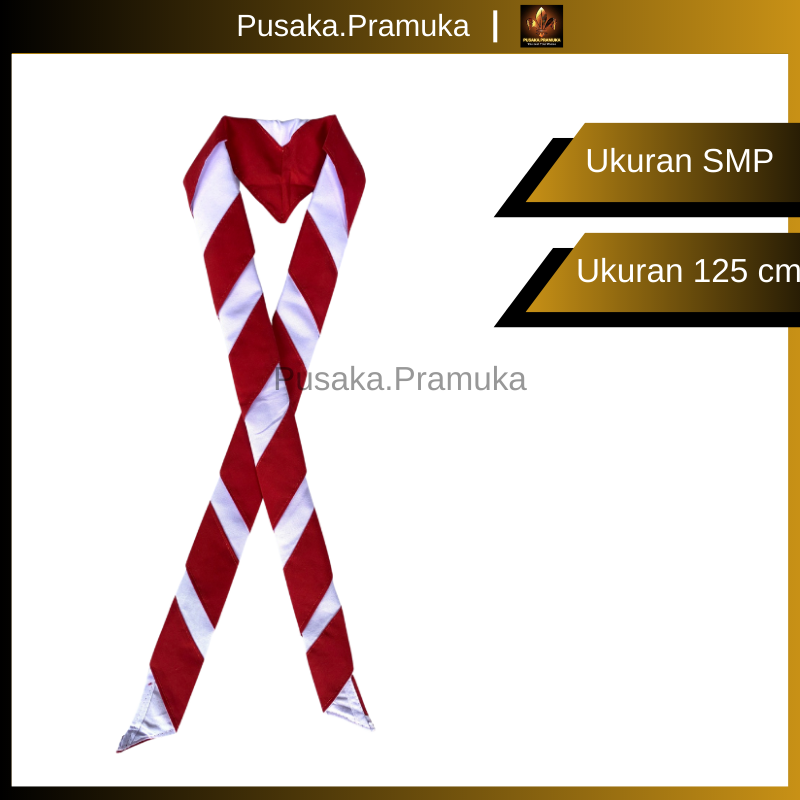 Jual Hasduk/Kacu Pramuka Merah Putih Bahan Katun Halus dan Lembut Untuk ...
