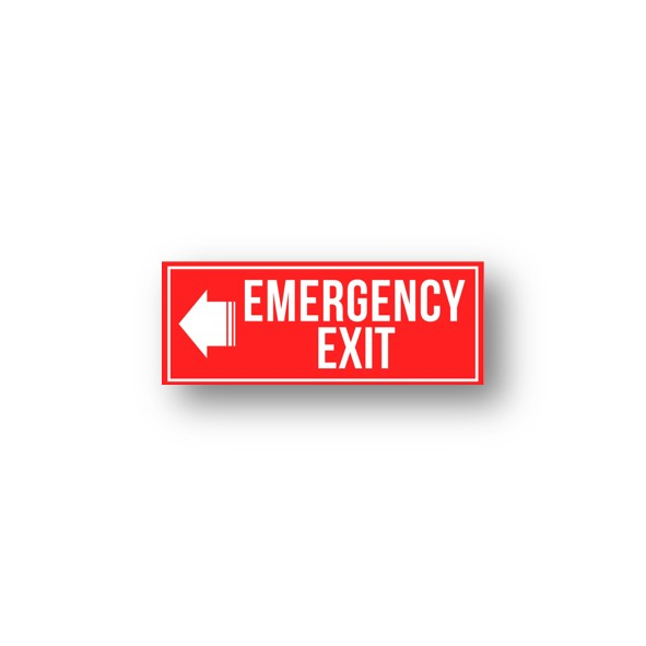 Jual Stiker Jalur Evakuasi | Stiker Exit | Stiker Emergency Exit ...