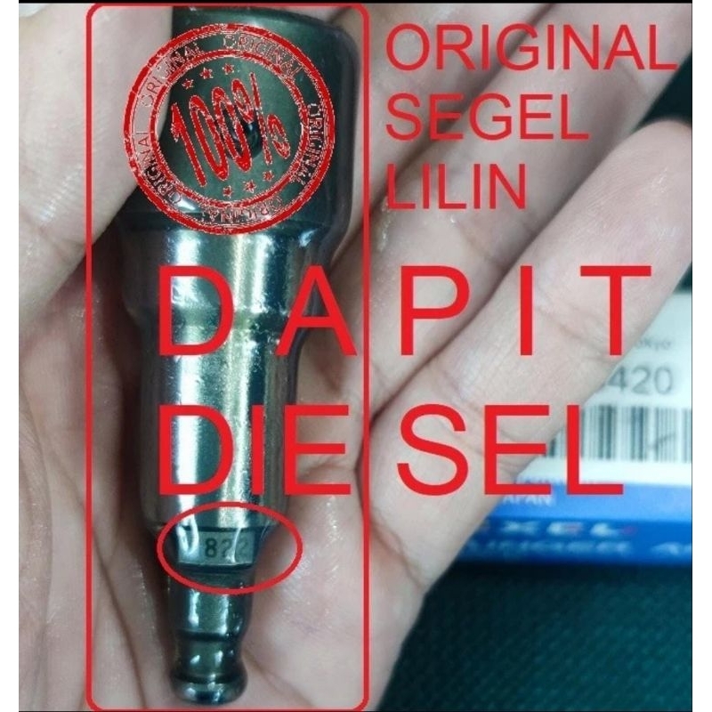 Jual Plunger A822 bospom Isuzu merk ZEXEL ASLI - ORIGINAL harga per ...