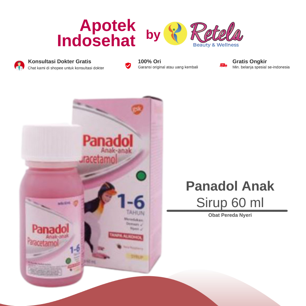 Jual PANADOL SYRUP 60ML | Shopee Indonesia