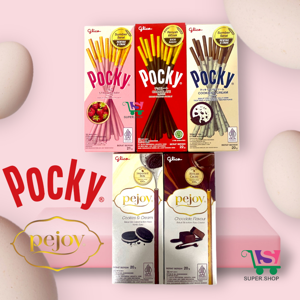 Jual Pocky / Pejoy MINI Half size 20 Gram Biskuit Stik | Shopee Indonesia