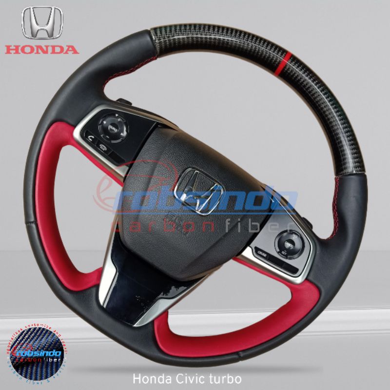 Jual setir stir steering wheel Honda civic turbo/CRV turbo | Shopee ...