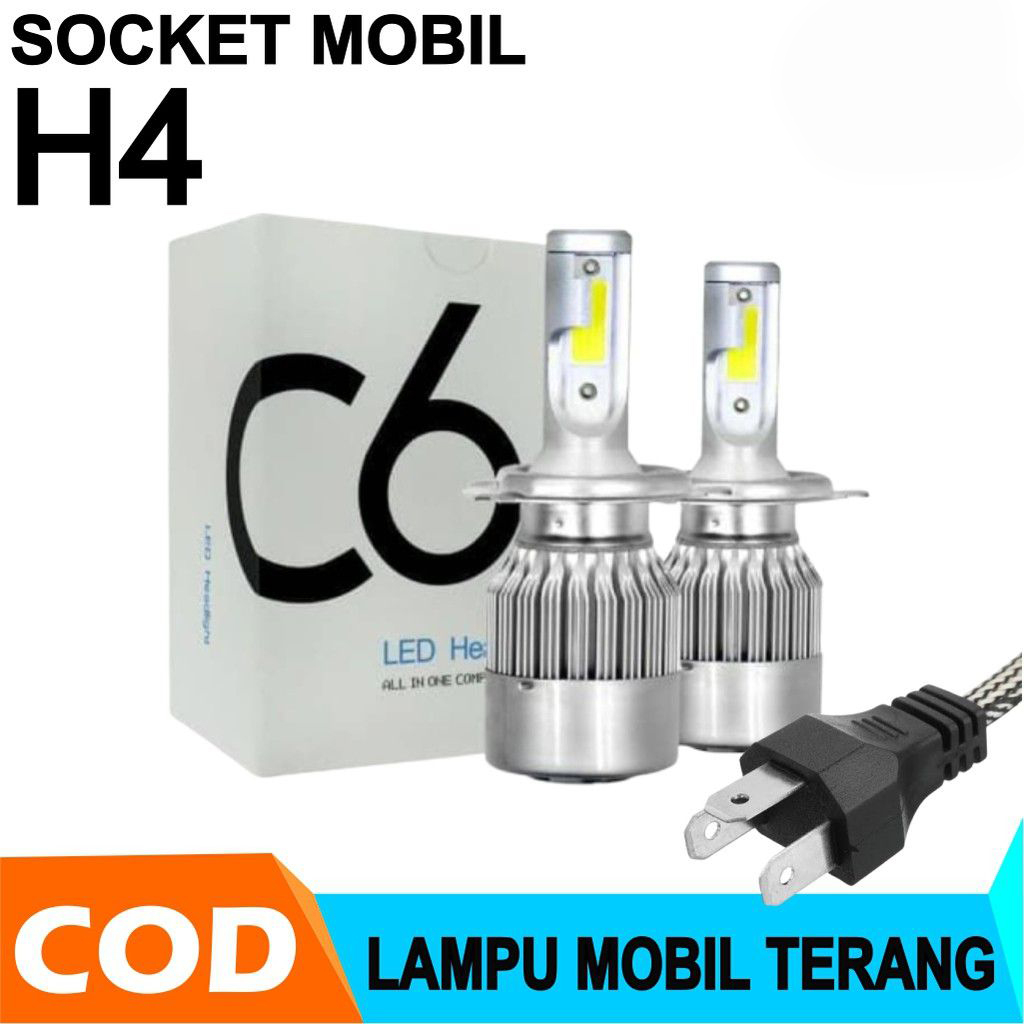 Jual LAMPU UTAMA DEPAN LED C6 H4 MOBIL AVANZA-XENIA-AGYA-AYLA-CALYA ...