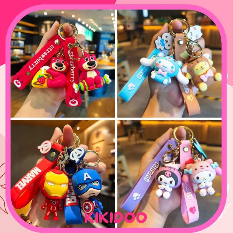 Jual KIKIDOO GANTUNGAN KUNCI KARAKTER LUCU UNYU SANRIO MARVEL CUTE KEYCHAIN RT147 | Shopee Indonesia