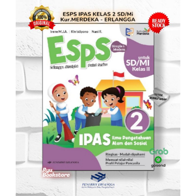 Jual ESPS IPAS Kelas 1,2,3,4,5,6 SD/Mi Kurikulum Merdeka - Erlangga | Shopee Indonesia