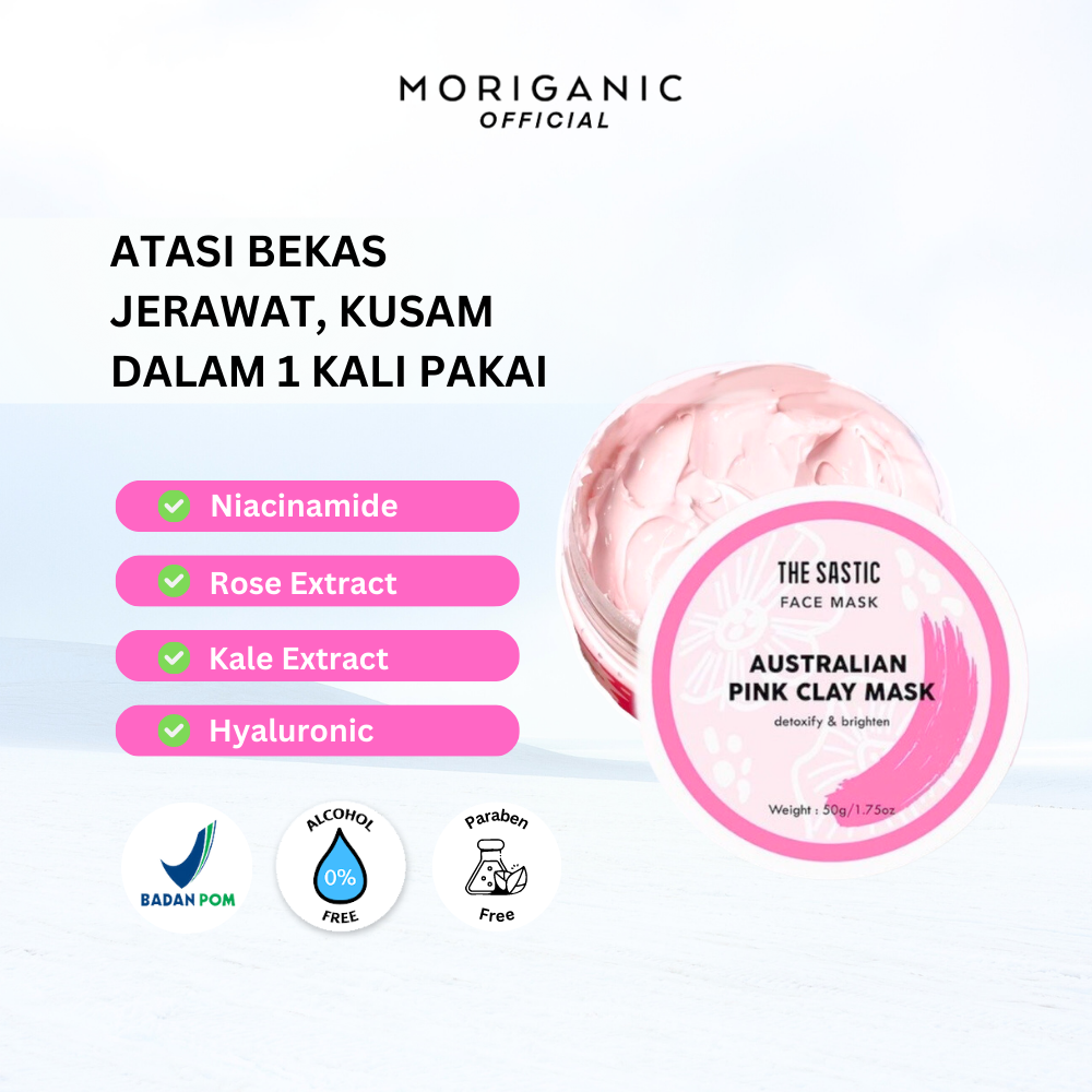 Jual THE SASTIC - AUSTRALIAN PINK CLAY THE SASTIC - Masker Pink Clay ...