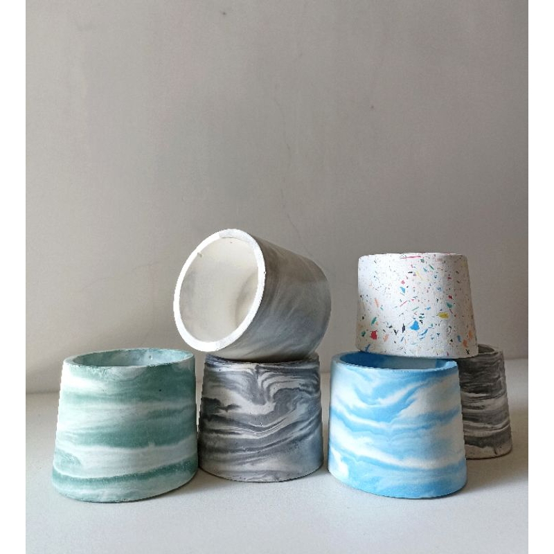Jual Pot mini, pot teraso, pot minimalis, candle jar, tempat lilin ...