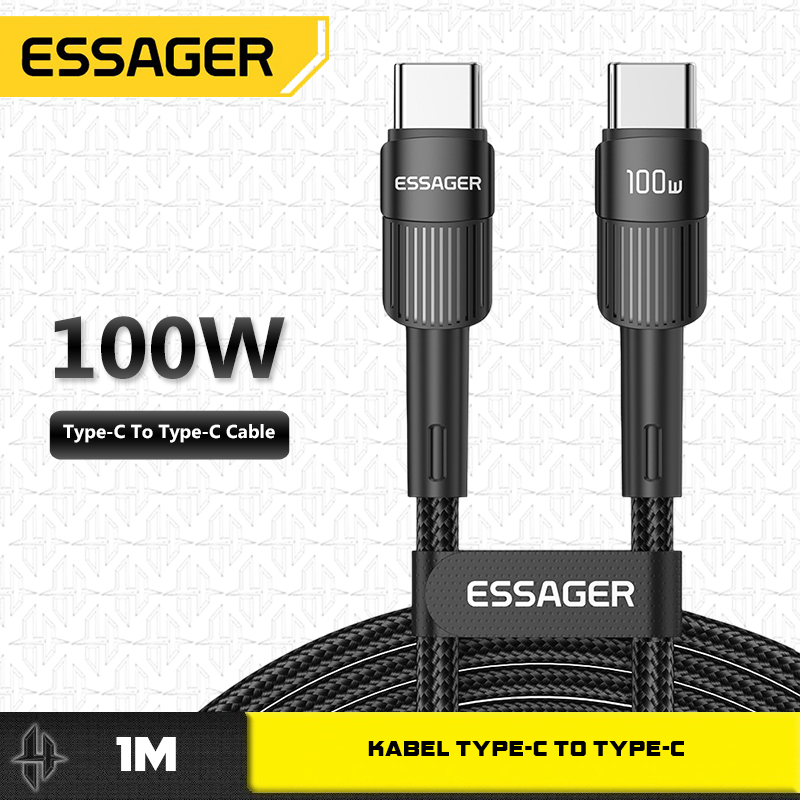 Jual HIMTECH - ESSAGER Kabel Star PD 100W USB-C To Type-C Charger Super ...