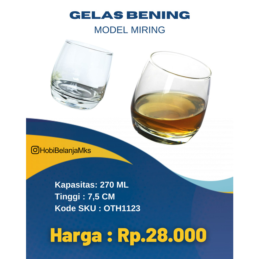 Jual Gelas Bening Model Miring / Gelas Aesthetic / Gelas Unik | Shopee ...