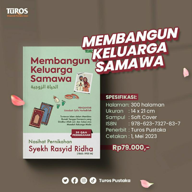 Jual MEMBANGUN KELUARGA SAMAWA Nasihat Pernikahan Syekh Rasyid Ridha ...
