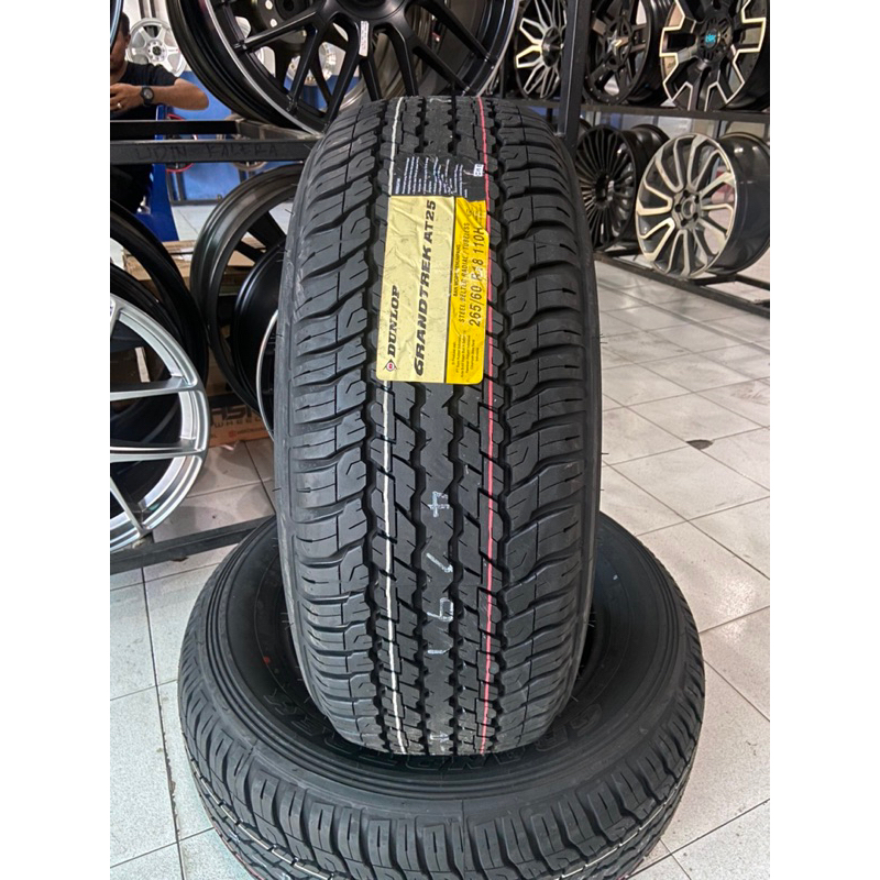 Jual Ban mobil standar pajero,fortuner Dunlop Grandtrek At25 ukuran 265 ...