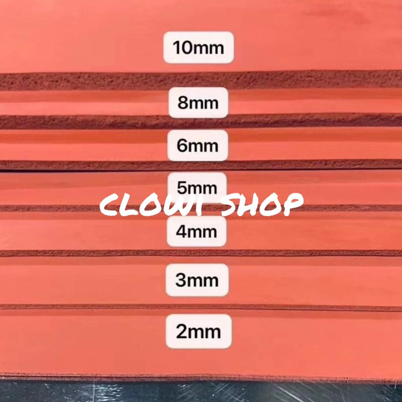 Jual Silikon Alas Mesin Press Silicone Sponge - 8mm x 50cm x 1m | Shopee Indonesia