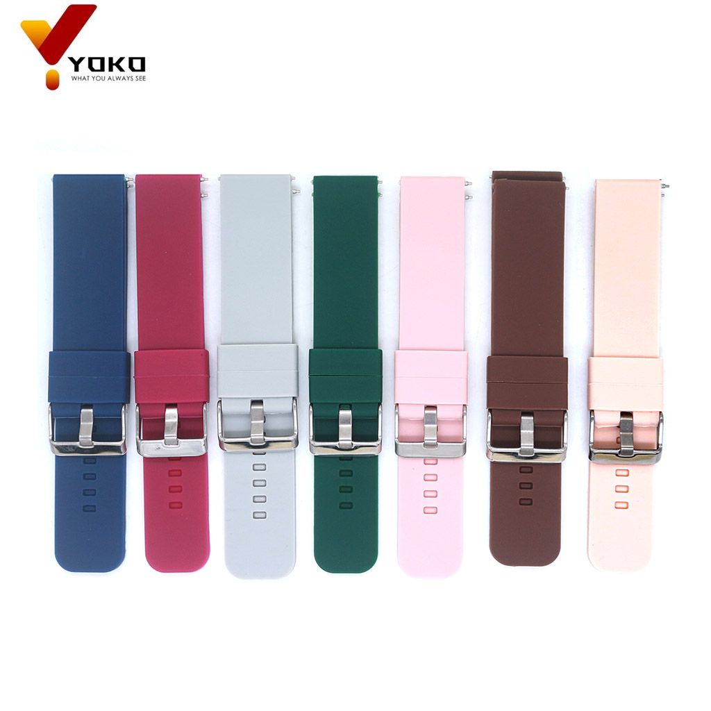 Jual YOKO Tali Jam Tangan Unisex Model H / Strap Smartwatch 20mm / Tali ...