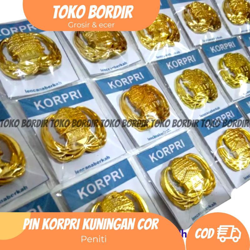 Jual Pin korpri Kuningan peniti | Shopee Indonesia