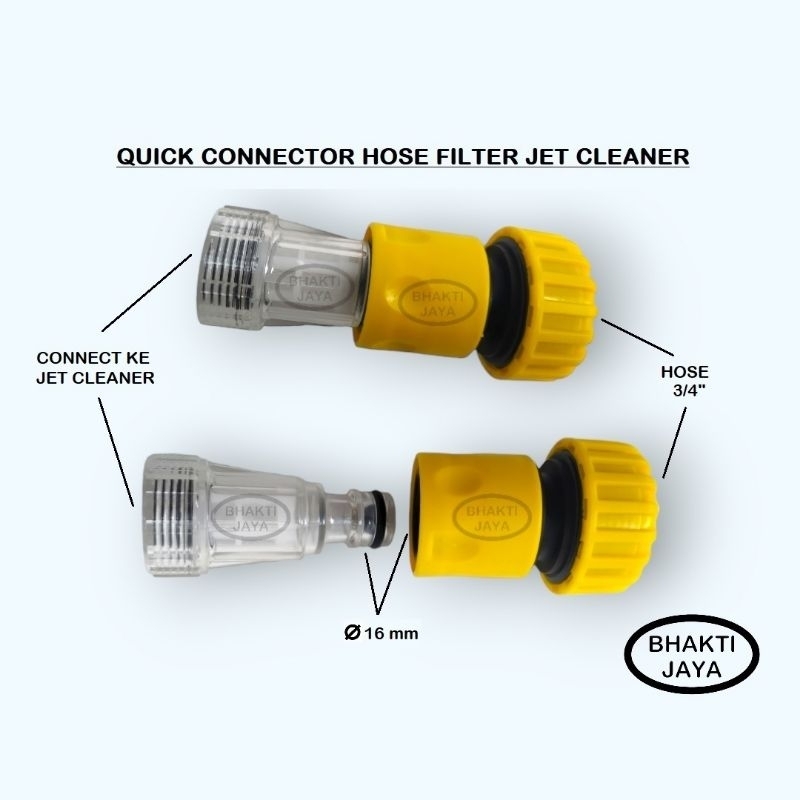 Jual Quick Connector | Sambungan Selang Inlet Jet Cleaner High Pressure ...