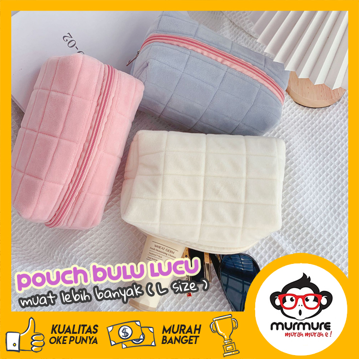 Jual MURMURE | PENCIL CASE TEMPAT PENSIL POUCH MAKE UP TAS MUJI STYLE ...