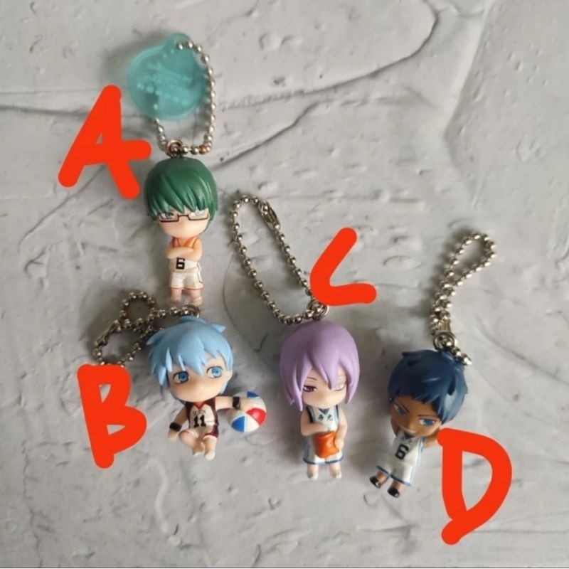 Jual official merch kuroko no basket mini figure keychain aomine ...