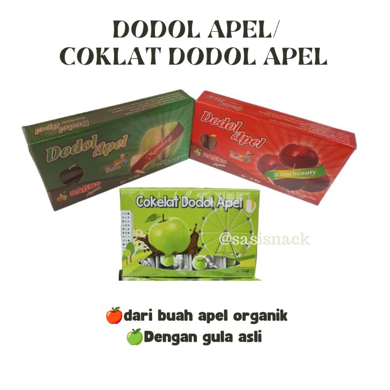 Jual COKELAT DODOL APEL Khas Batu Malang | Shopee Indonesia