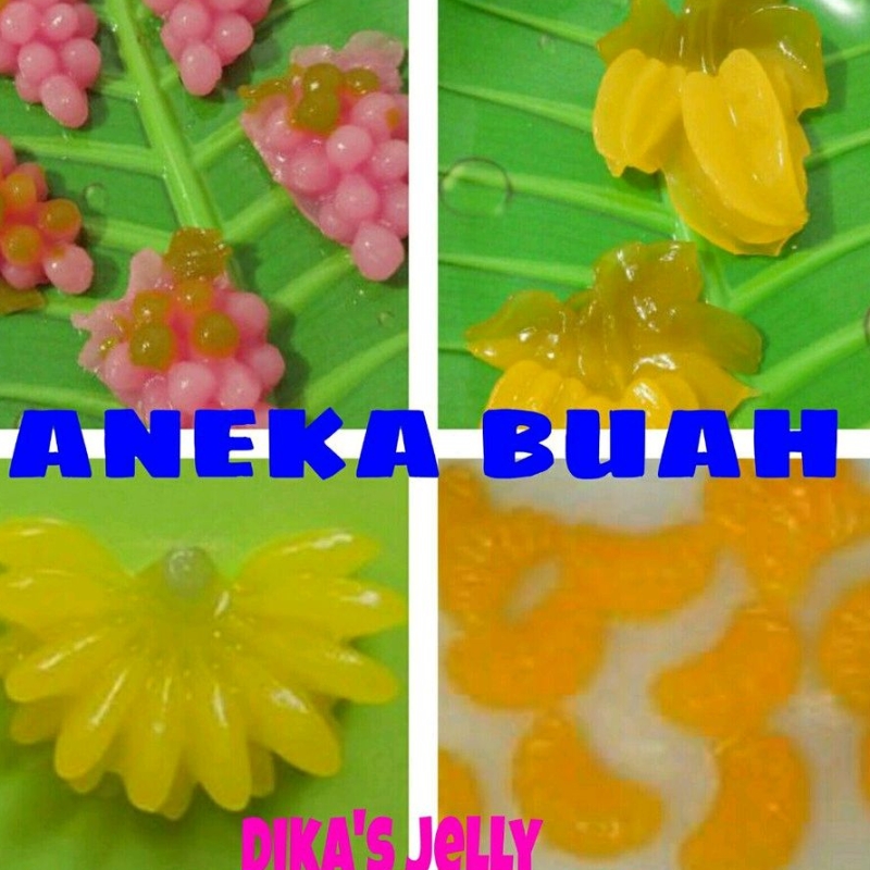 Jual jelly motif aneka buah anggur, pisang dan jeruk | Shopee Indonesia