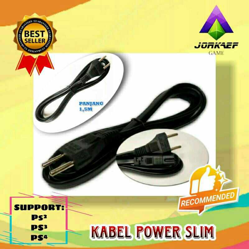 Jual KABEL POWER SLIM PS3 TYPE SLIM KABEL TEBAL | Shopee Indonesia