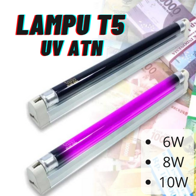 Jual Lampu TL Neon UV Isi Ulang T5/T8 6W/8W/10W Ultraviolet Pendeteksi Uang | Shopee Indonesia