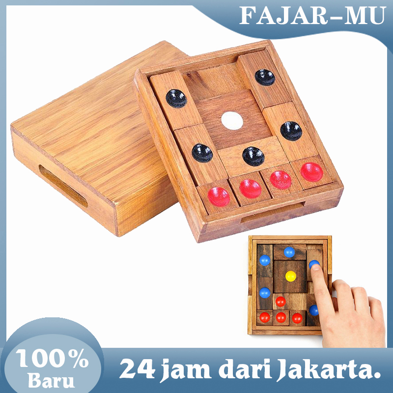 Jual Mainan Klotski Puzzle Geser Untuk Anak-Anak Dewasa Huarong ...