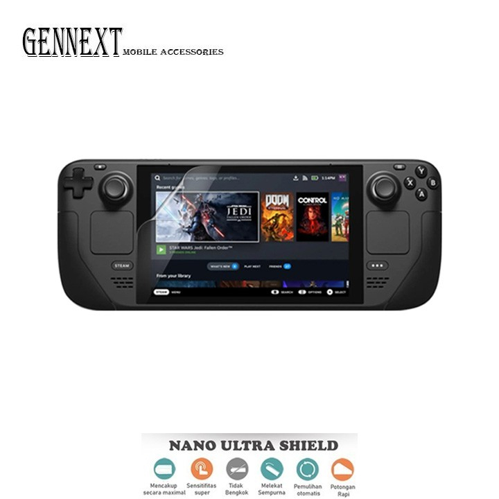 Jual Gennext Hydrogel Spy Matte Blue Light Steam Deck Steamdeck Oled ...
