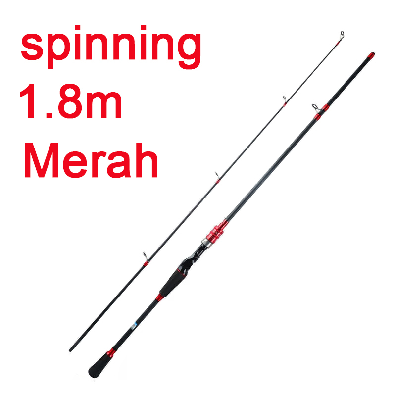 Jual 1.65M 1.8M joran pancing carbon joran casting spinning joran joran ...