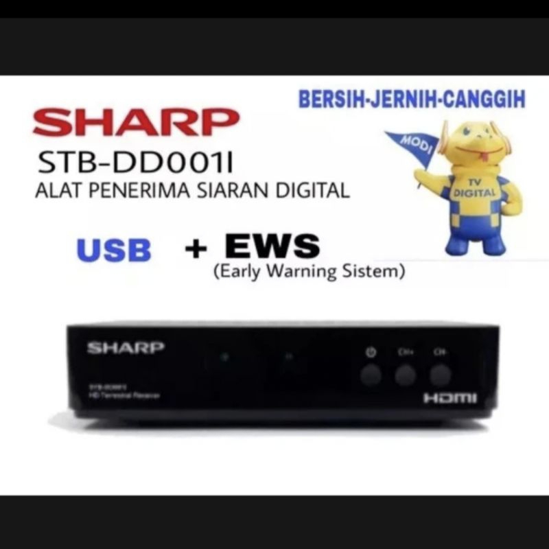 Jual set top box sharp dd001i stb dvb t2 penangkap siaran tv digital ...