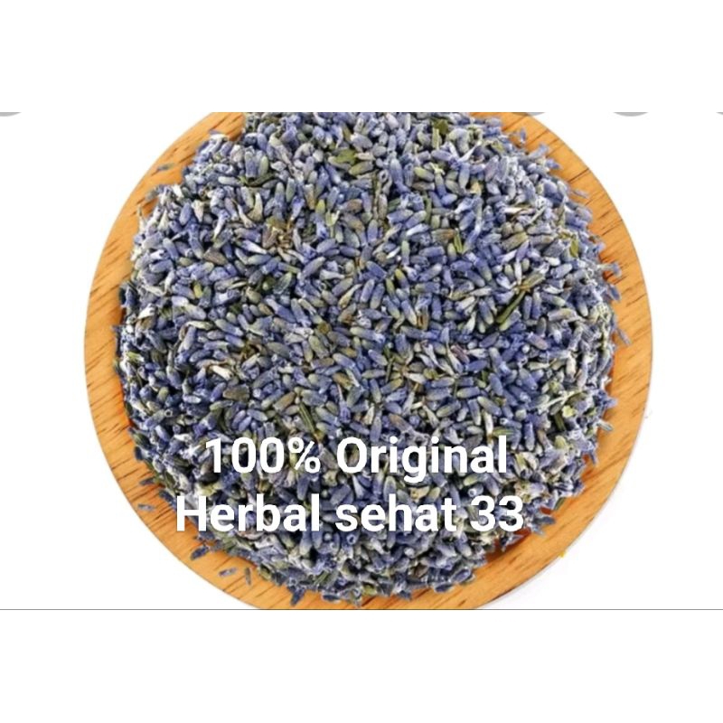 Jual teh herbal bunga lavender / lavender flower tea premium 100gr ...