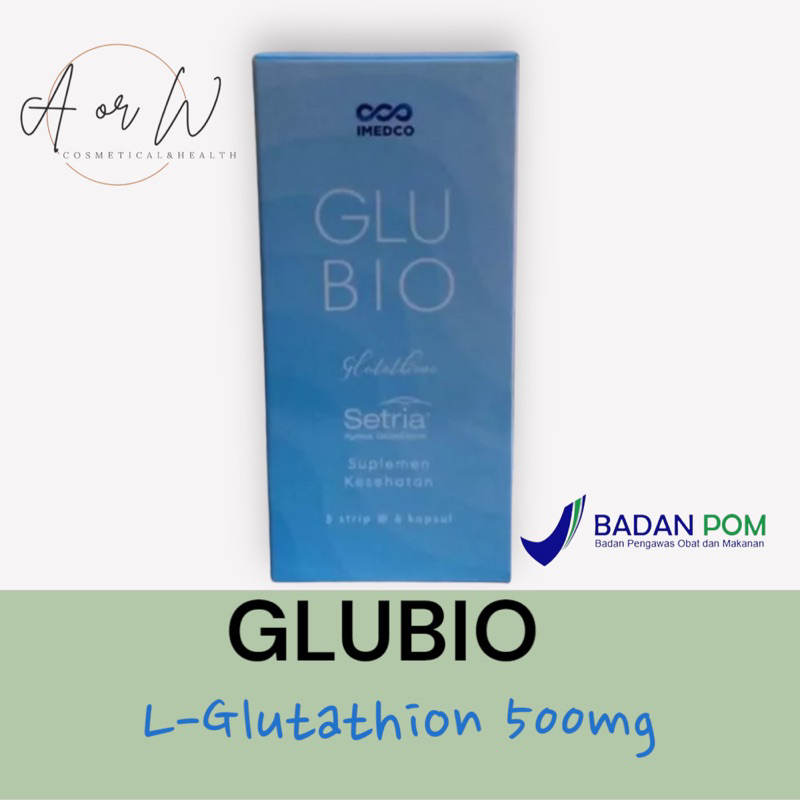 Jual GLUBIO L-Gluthatione 30 Capsul / Multivitamin pencerah / Flek ...
