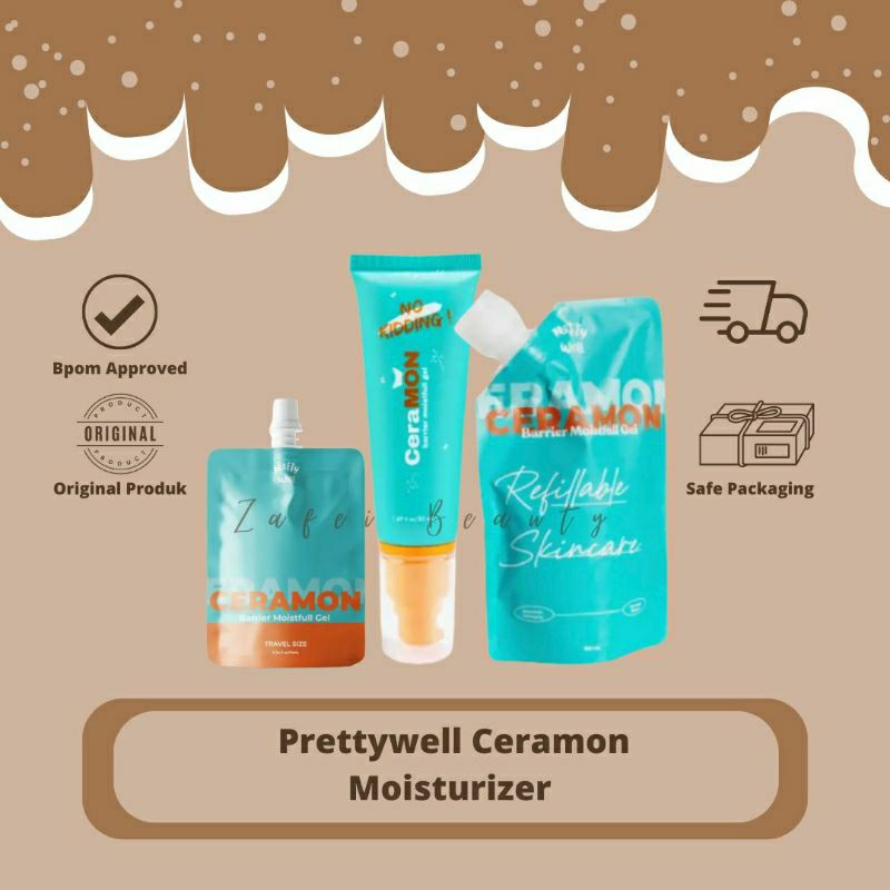 Jual PRETTYWELL CeraMon Barrier Moistfull Gel - CeraMon Moisturizer Gel ...